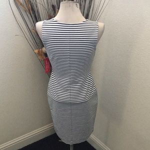 BOLD elements | Dresses | Bold Elements Blackwhite Striped Bodycon ...
